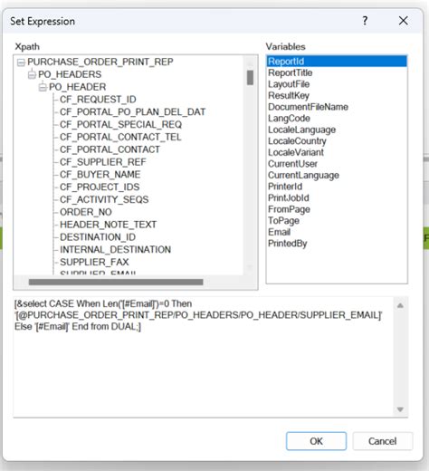 Report Rule To Email Recipient IFS Community