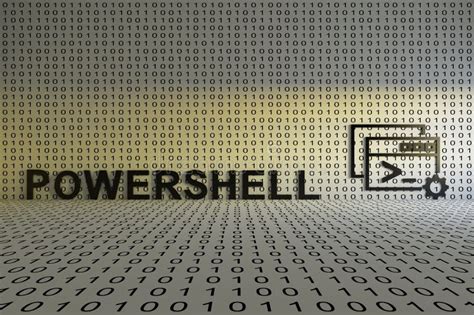 Powershell Concept Text Sunlight 3d Stock Illustration Illustration