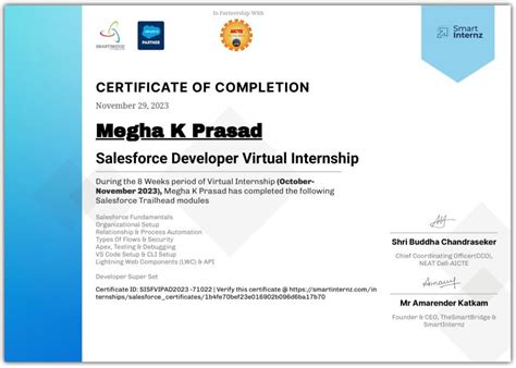 Megha K Prasad On Linkedin Internshipcompleted Grateful