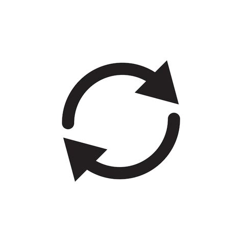 Premium Vector Refresh Icon Vector Illustration