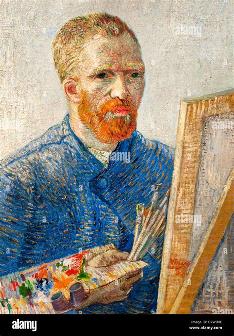 Self Portrait 1888 Vincent Van Gogh 1853 1890 Dutch Netherlands Post