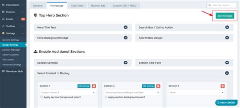How To Add Custom Content To The Homepage Brilliant Directories Documentation Bd Support