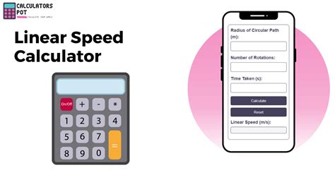 Linear Speed Calculator
