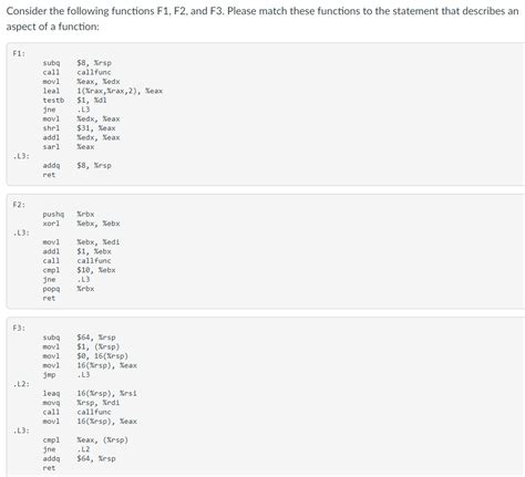 solved consider the following functions f1 f2 and f3