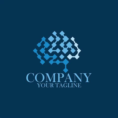 Premium Vector Logo Illustration Intelligence Knowledge Brain Vector Design