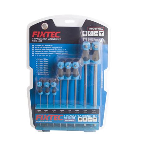 Fixtec 8pcs T Handle Hex Wrench Set Fixtec 8pcs T Handle Hex Wrench Set