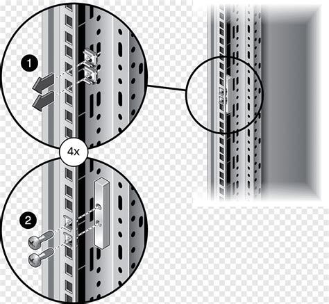 나사산 19 인치 랙 케이지 너트 19 인치 랙 각도 나사 Png Pngegg