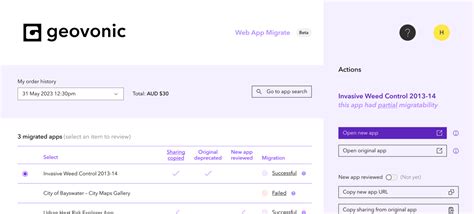 About Geovonic Web App Migrate Geovonic Help