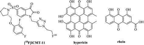 Chemical Structure Of [¹⁸f]icmt 11 Hypericin And Rhein Download