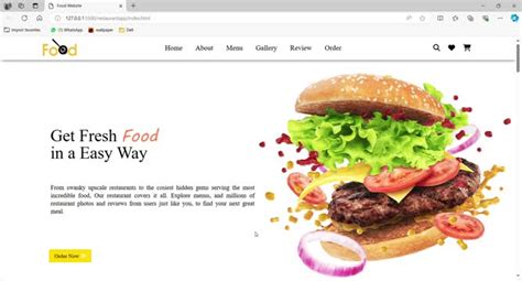 mounika amaravadi on linkedin webdevelopment html css webdesign restaurantapp