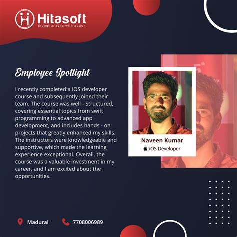 Hitasoft Technology Solutions Pvt Ltd On Linkedin Iostrainingcourse