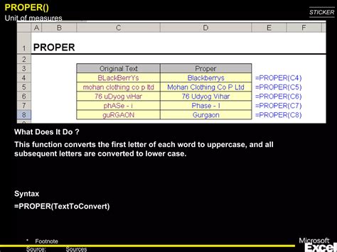 Excel Tips Advance Ppt