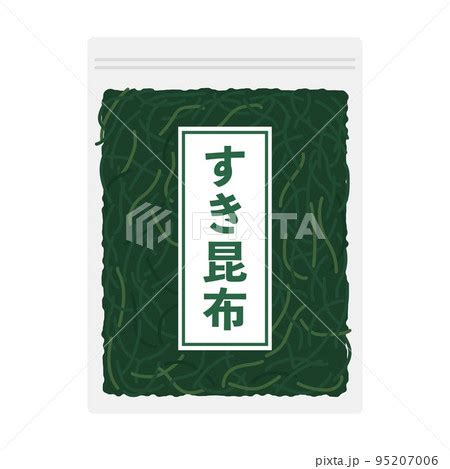 すき昆布のイラストのイラスト素材 95207006 Pixta