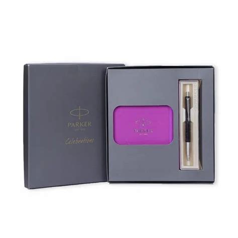 Glue Bound Paper Cover Parker Purple Notebook Diary Size A4 At ₹ 150