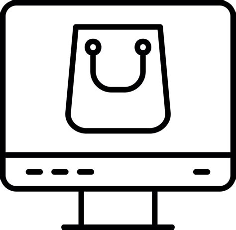 Online Shopping Vector Icon 20428090 Vector Art At Vecteezy