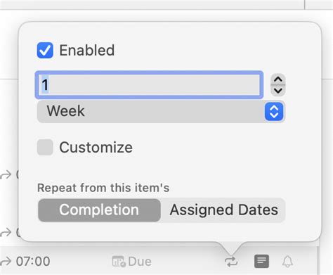 Keyboard Navigation For Editing Repeating Tasks Omnifocus For Mac