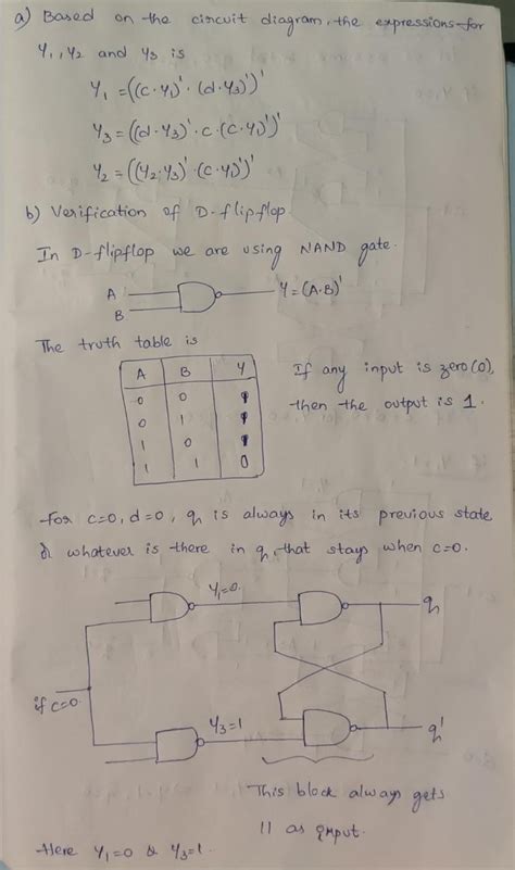 [solved] 2 design a d latch not d flip flop based on its flow table