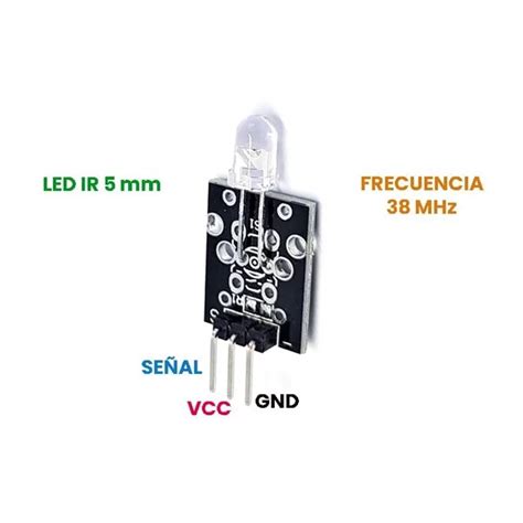 módulo emisor infrarrojo para arduino ky 005 electrÓnica guatemala oxdea