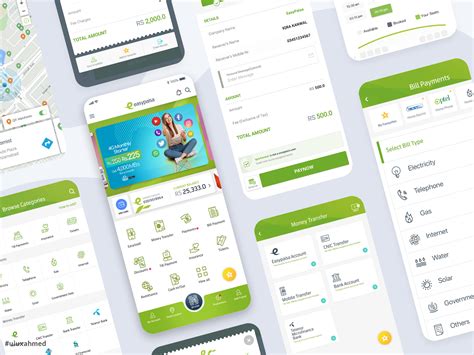 easypaisa app new ui ux 2018 by ahmed hassan on dribbble