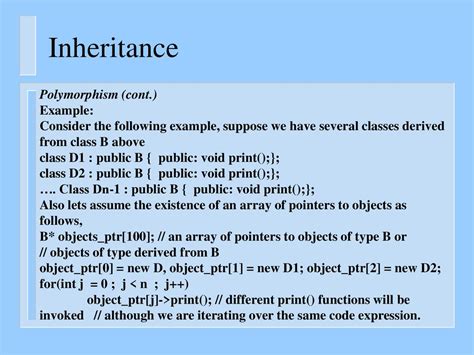 Inheritance Virtual Functions Dynamic Binding And Polymorphism Ppt