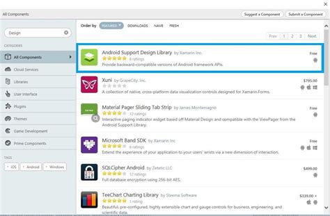 Xamarin Android Create Android Navigation Drawer Layout Using Support