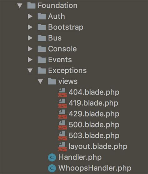 Php Whoops Looks Like Something Went Wrong Even When App Debug True Stack Overflow