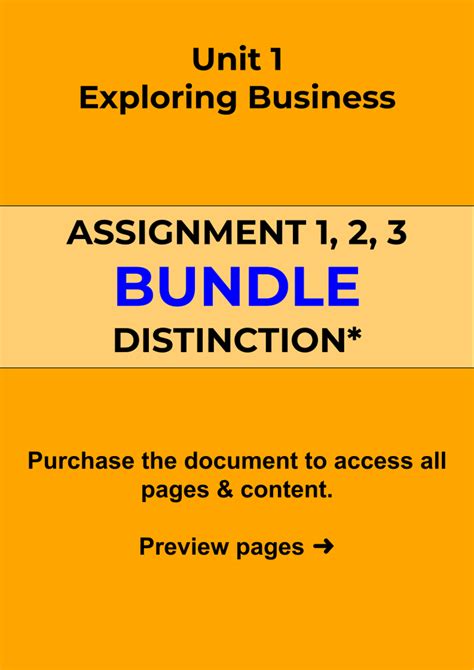 Unit 1 Exploring Business Btec Business Level 3 Notes