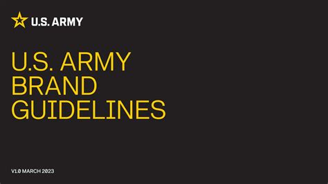 Us Army Branding Style Guides
