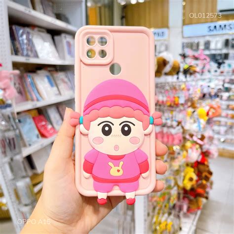 Ốp Oppo A silicon hình Shin nổi