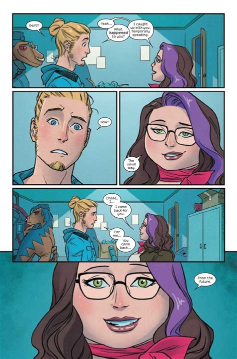 So Thats Who Chase Was Kissing Last Issue Runaways 36 [preview]