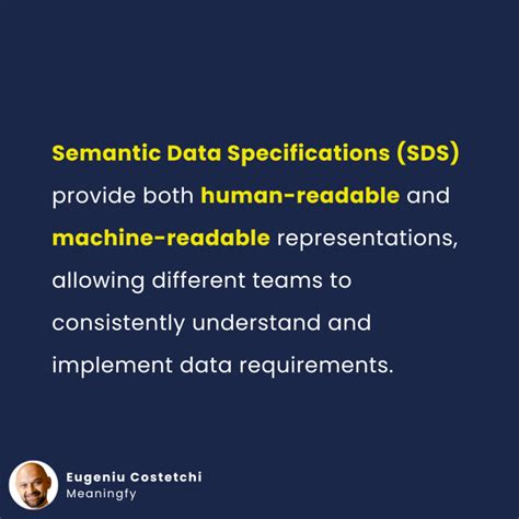 Semantic Data Specifications Comprise Artefacts A Practical Framework For Consistent Data