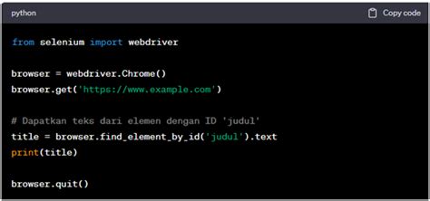 Cara Menggunakan Selenium Untuk Web Testing Di Python