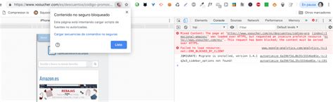 Est P Gina Est Intentando Cargar Scripts De Webs No Aut