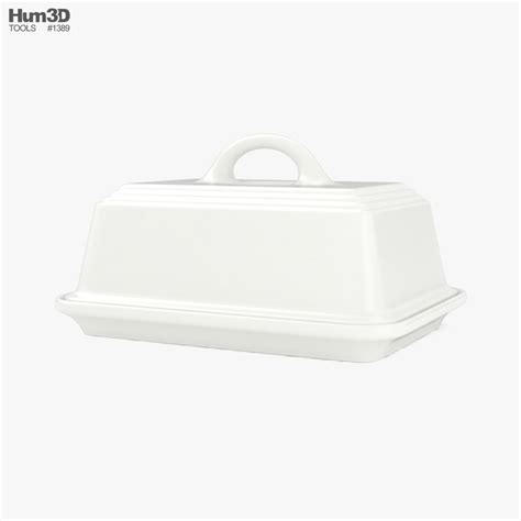 버터 접시 3d 모델 다운로드 식기 On