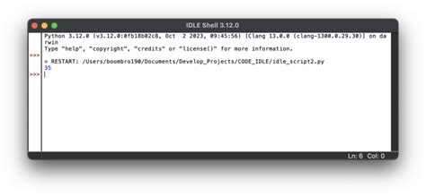 Idle Python