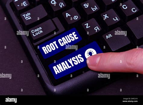 Writing Displaying Text Root Cause Analysis Concept Meaning Method Of Problem Solving Identify