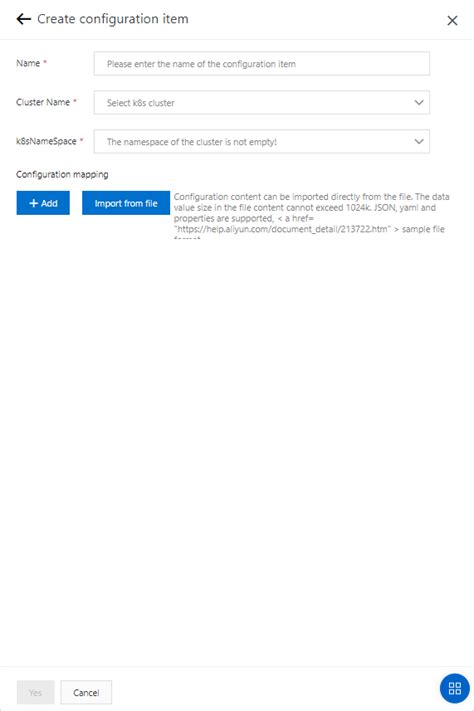 Manage Configuration Items Enterprise Distributed Application Service Alibaba Cloud
