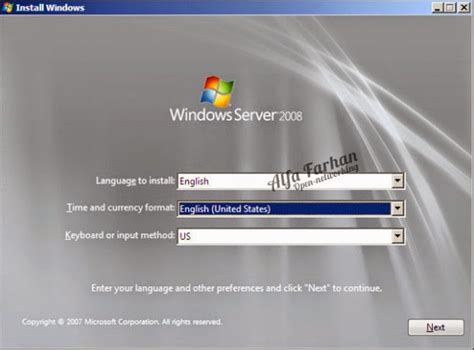 Instalasi Windows Server Open Networking Instalasi Windows Server Open Networking