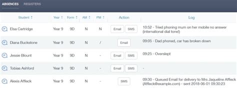 Absence Management In Edulink One Edulink One Knowledge Hub Overnet Data Support