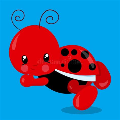 Bebé Bugs Ladybug 03 Ilustración Del Vector Ilustración De Historieta