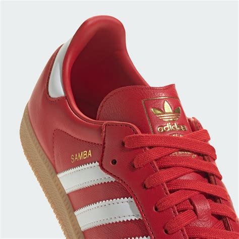 Adidas Samba Og Shoes Red Adidas Uae