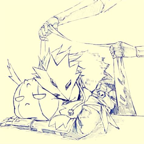 Pencil Drawing Of Digimon Characters