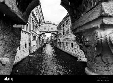 Bridge Of Sighs Italian Ponte Dei Sospiri Small Bridge Made Of White