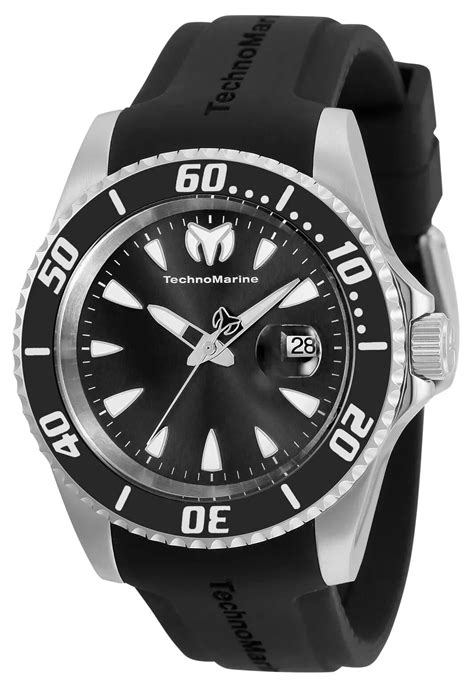 Technomarine Mens Manta Sea 42mm Quartz Watch Tm 220112