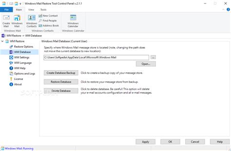 Windows Mail Restore Tool Download Free 2 1 1 Softpedia
