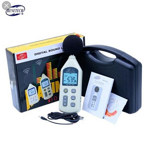 Jual Benetech Gm1356 Digital Sound Level Meter Data Logger Gm 1356 Original Shopee Indonesia