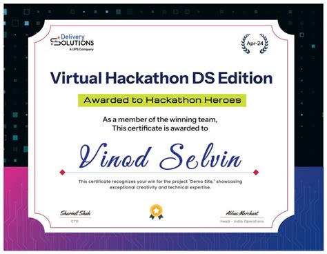 Hackathonwin Innovation Teamwork Demosite Techcommunity