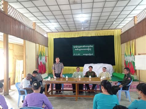 စေတုတ္တရာမြို့နယ်တွင် လူကုန်ကူးမှုတားဆီးကာကွယ်ရေး အသိပညာပေး ဟောပြောပွဲ အခမ်းအနားကျင်းပ