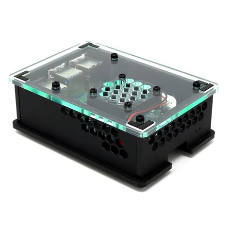 Raspberry Pi 4 Case With Cooling Fan V3 0 The Pi Hut