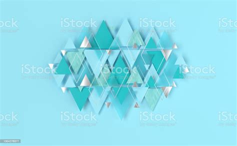 마름모 삼각형 추상 적 배경 필드 효과의 깊이 트리곤 세라믹 유리 콘크리트 장식 요소와 현대적인 패널 3d 벽 텍스처 인테리어 벽지 디자인에 대한 기하학적 3d 렌더링 배경